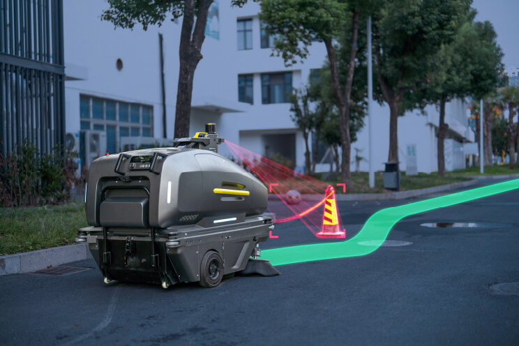 AI130商用巡扫机器人